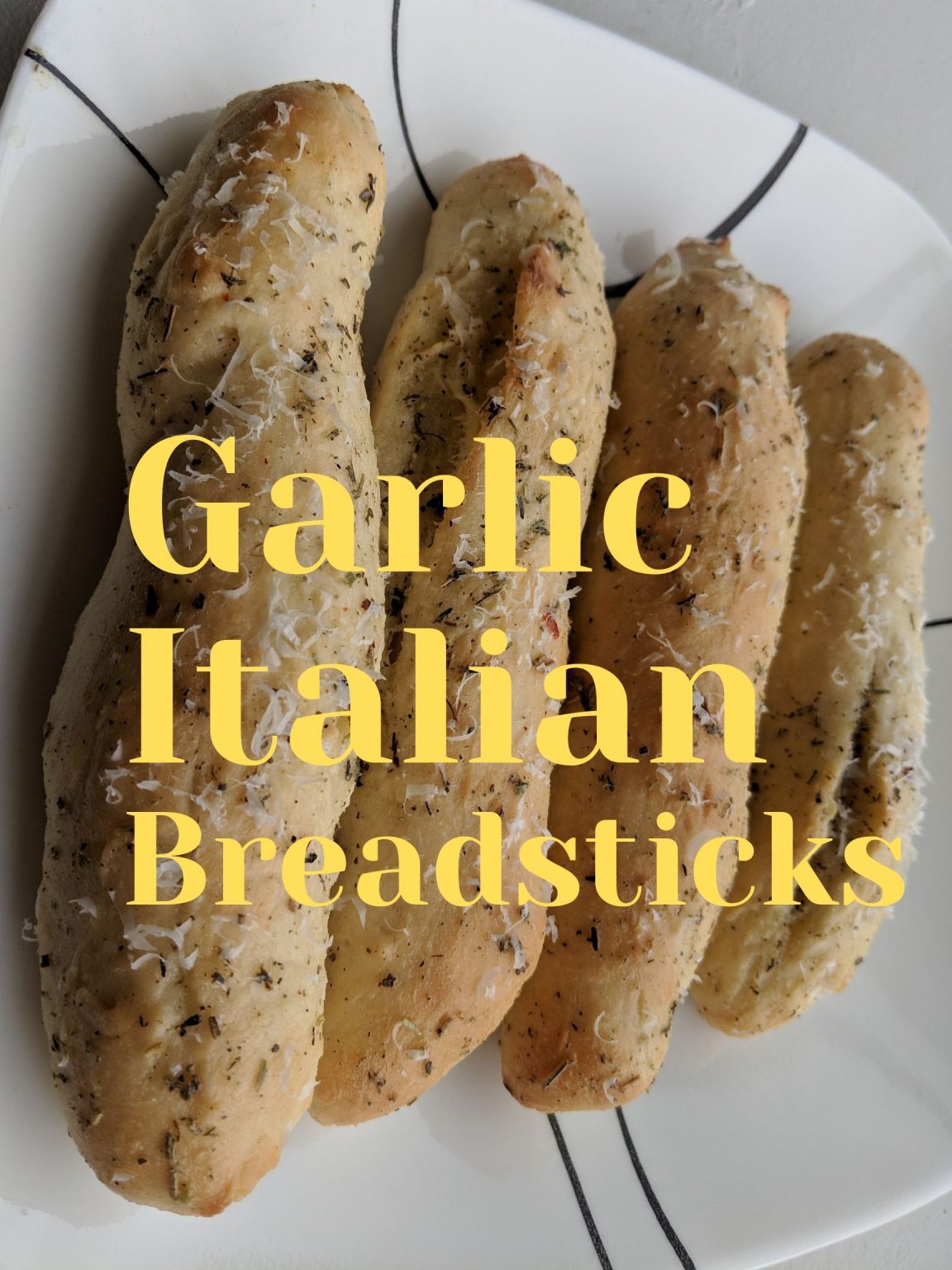 Homemade Garlic Breadsticks - Kitchen Foliage