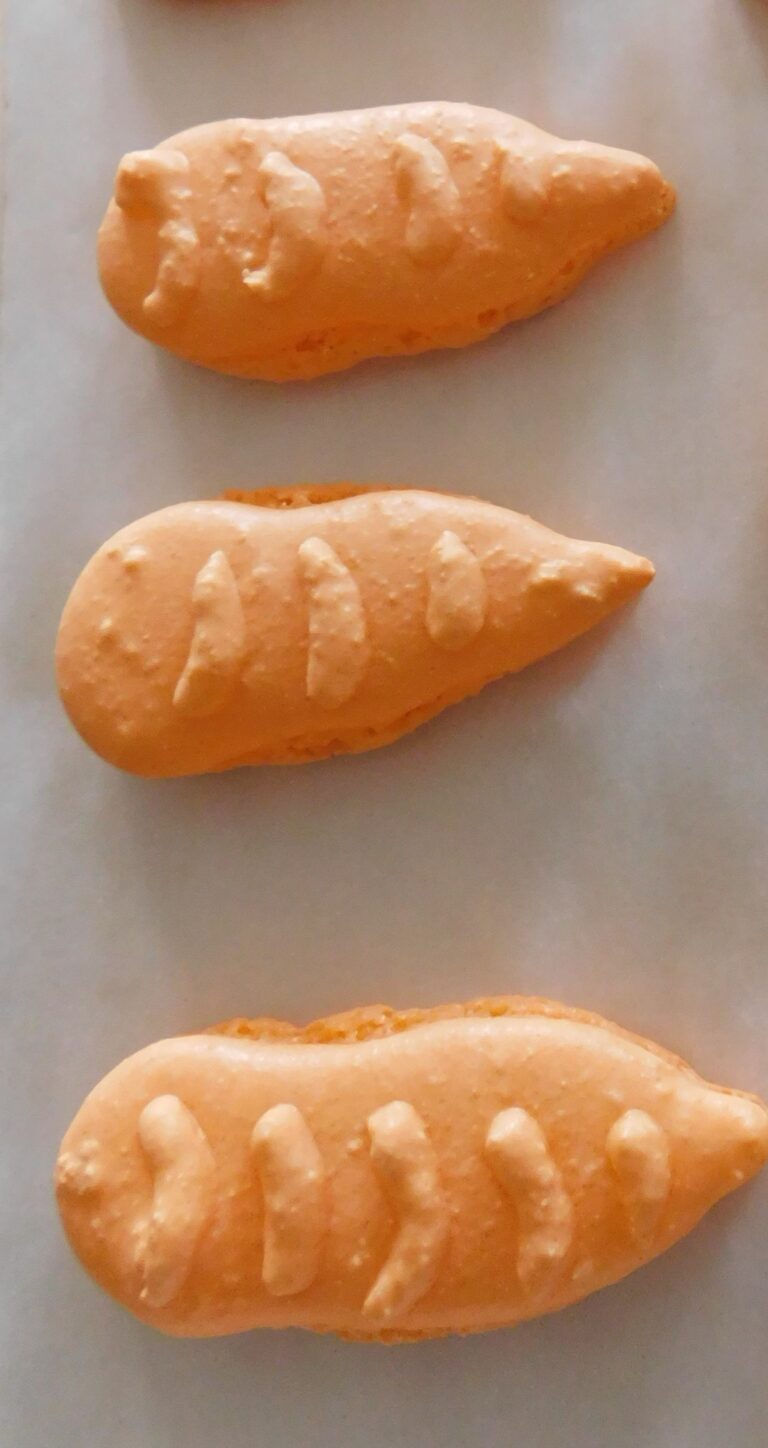 How to Make Carrot Macarons - Kitchen Foliage