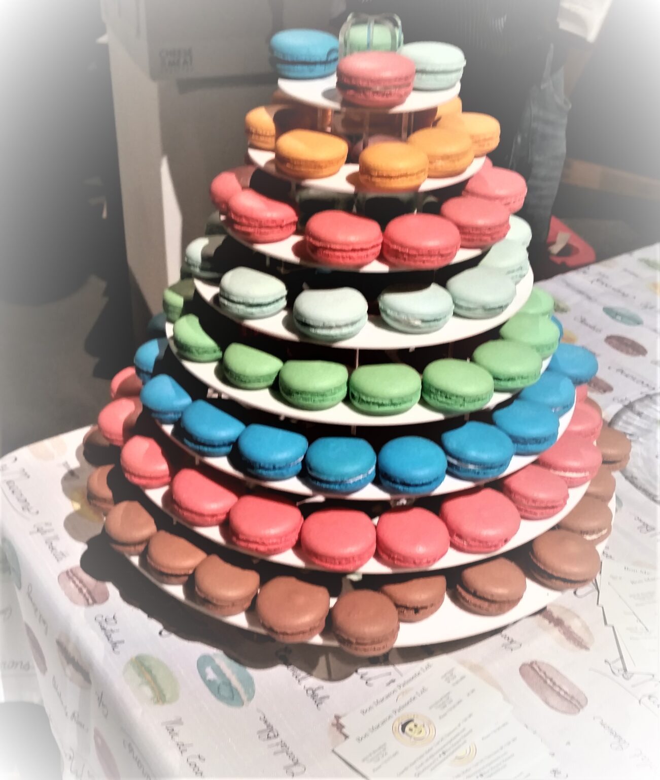 How to Display Macarons at a Party - Kitchen Foliage